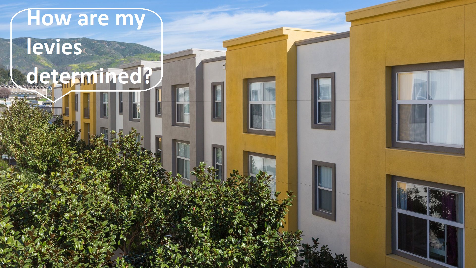 How are my levies determined? - Strata Agents